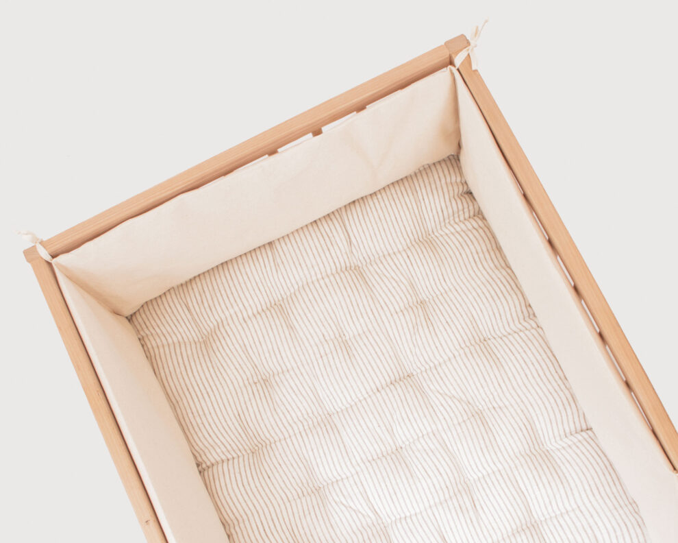 Wool Crib Rail Cushion | Handmade Nursery Padding | Home of Wool